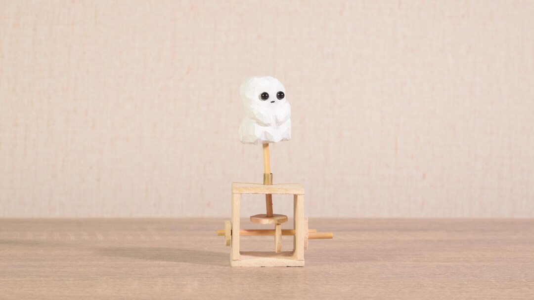 Cute Ghost Automata, Kinetic Sculpture, Mechanical Toy, Handmade ...