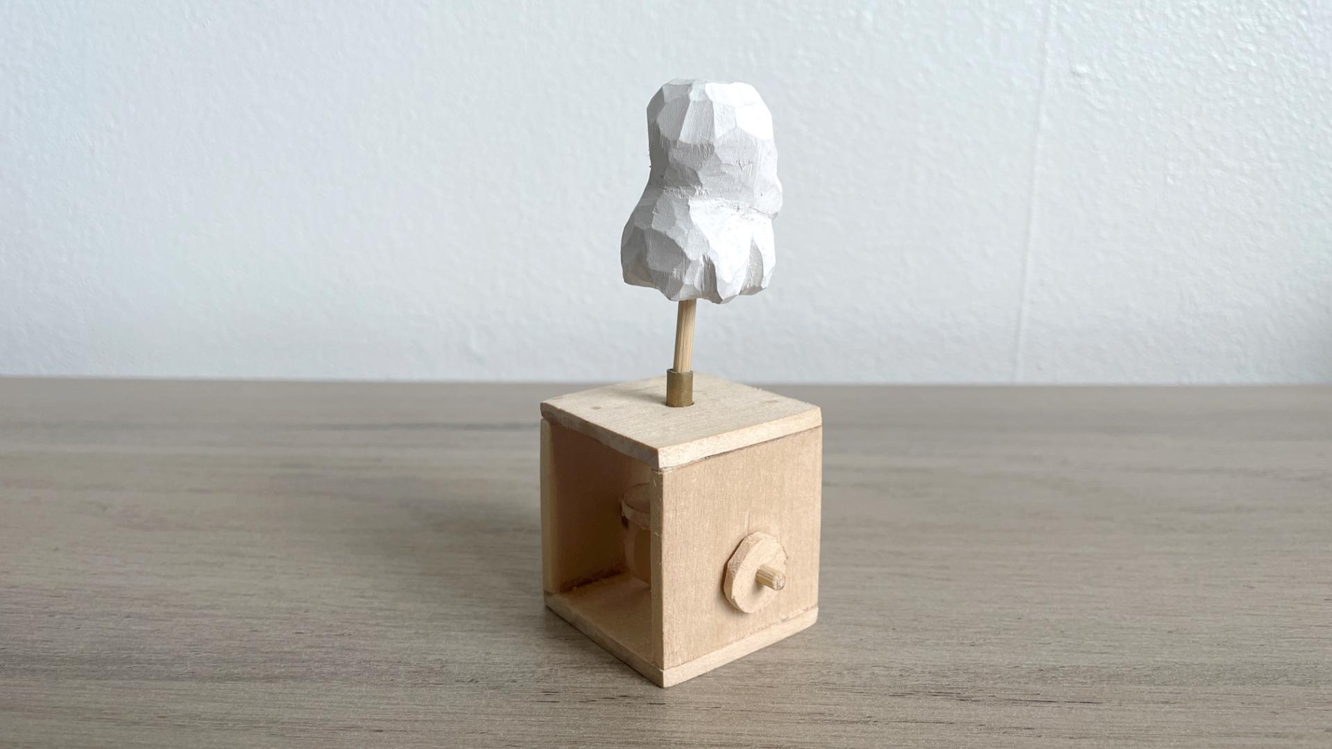 Cute Ghost Automata, Kinetic Sculpture, Mechanical Toy, Handmade ...