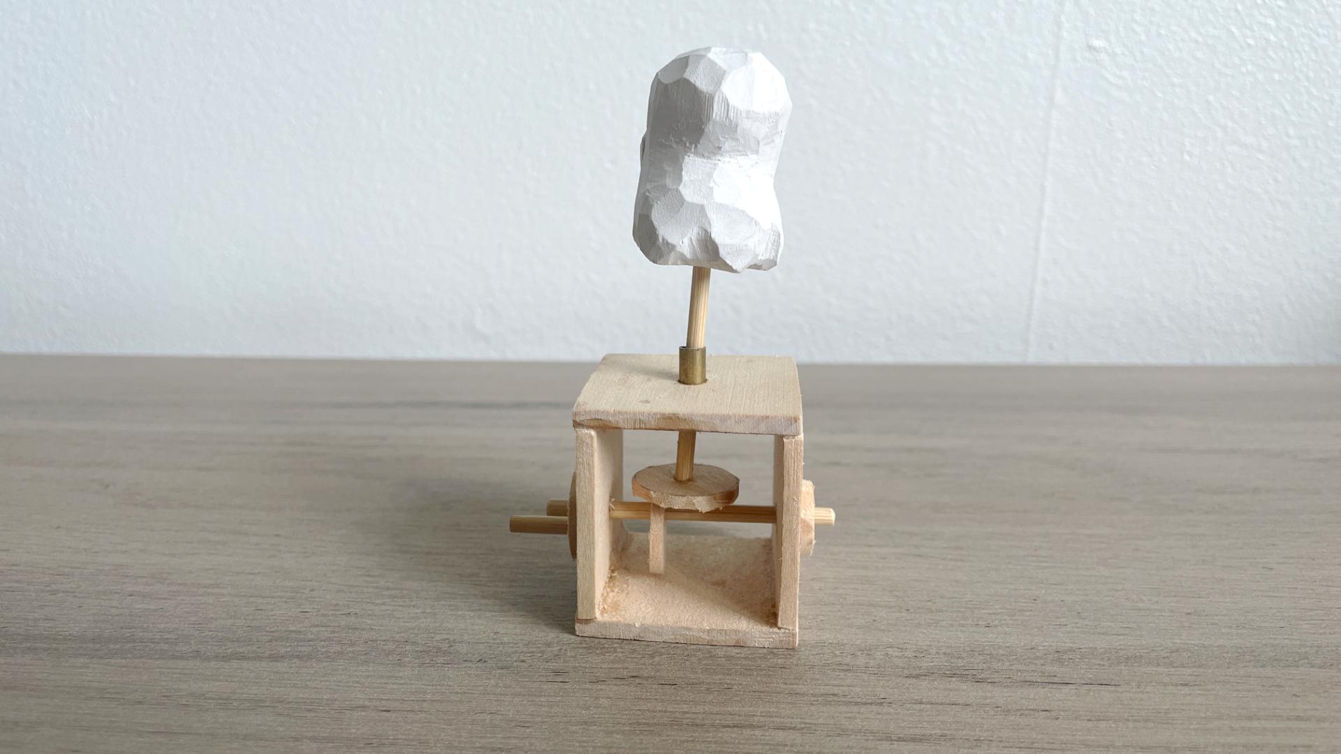 Cute Ghost Automata Kinetic Sculpture Mechanical Toy Halloween Gift ...