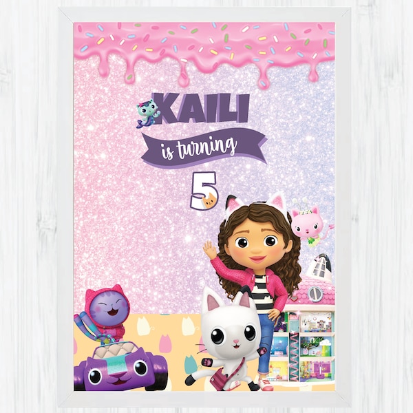 Gabby Dollhouse Welcome Sign - Etsy