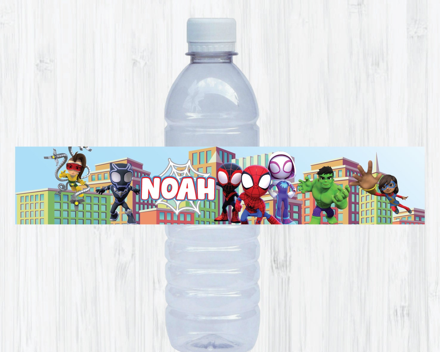 Spidey Water Label Spidey and His Amazing Friends Birthday Party Favors ...