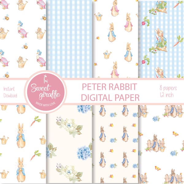 Peter Rabbit Pattern - Etsy