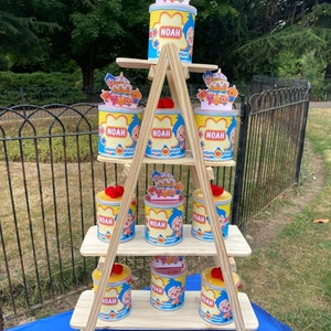 Plim Plim First Birthday Milestone Board: Personalized Party Decoration ...