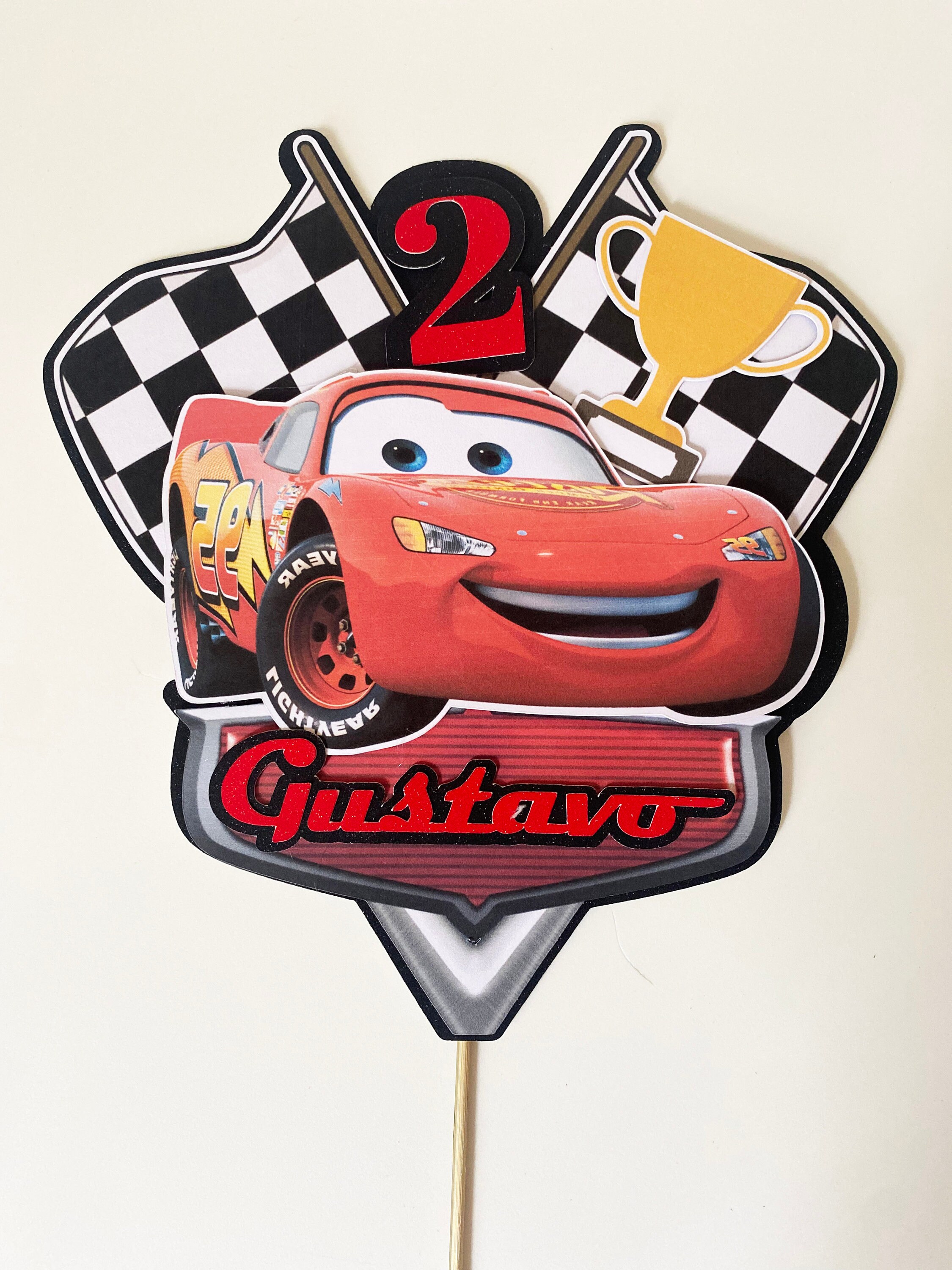 Cars Lighting Mcqueen Personalised Water Label - Etsy