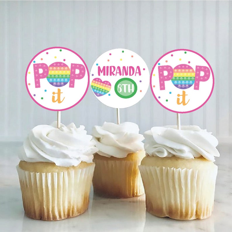 Editable Pop It Birthday Invitation - Etsy