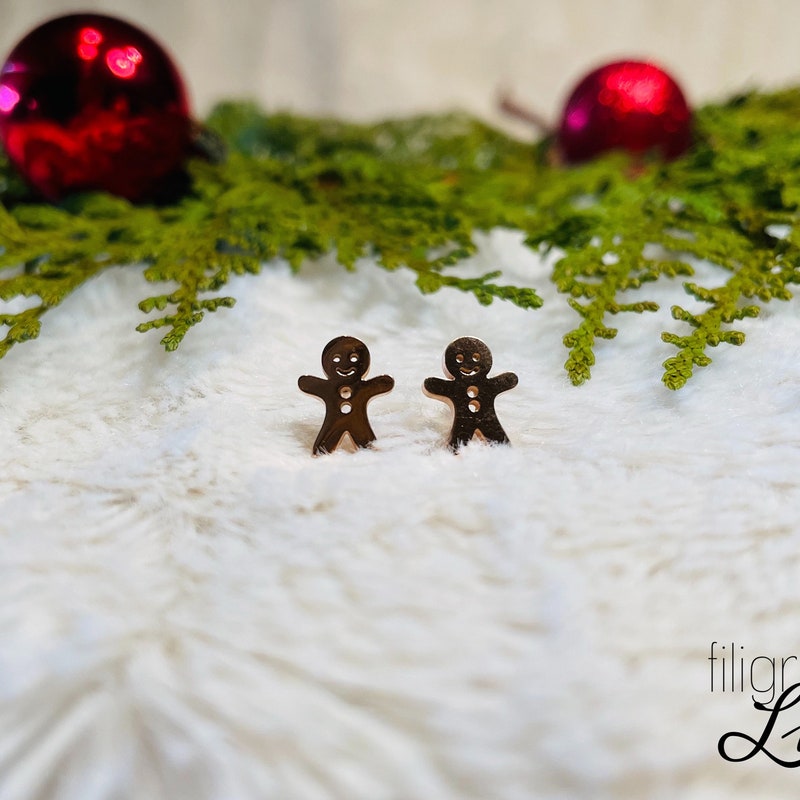 Weihnachts keks ohrstecker - Etsy.de