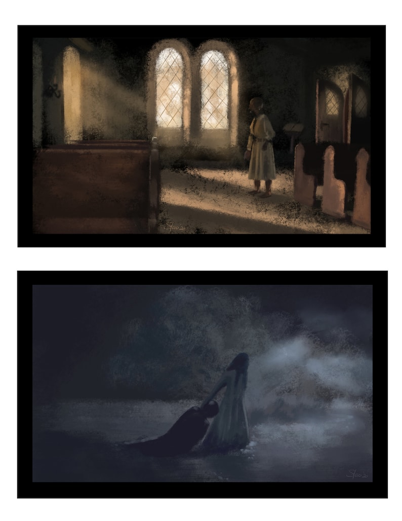 Paint Studies From "the Haunting of Bly Manor" - Series 1 - Etsy