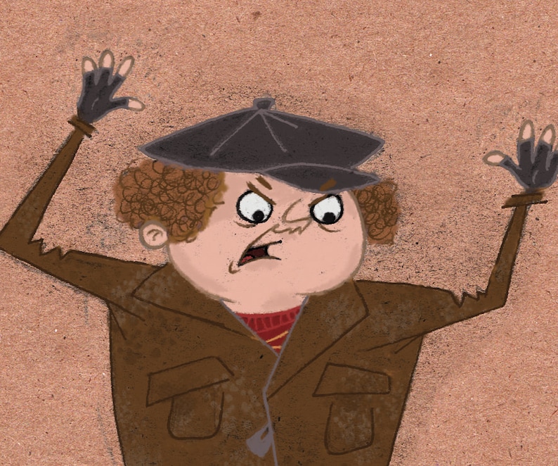 Illustration of Toadie & Scut Farkus From a Christmas - Etsy