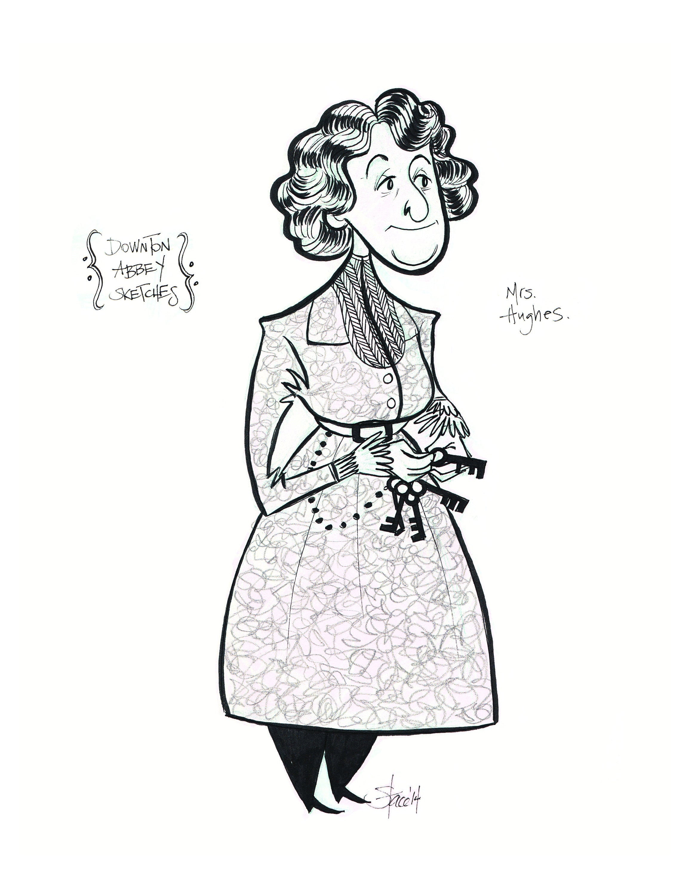 Mrs Hughes Downton Abbey
