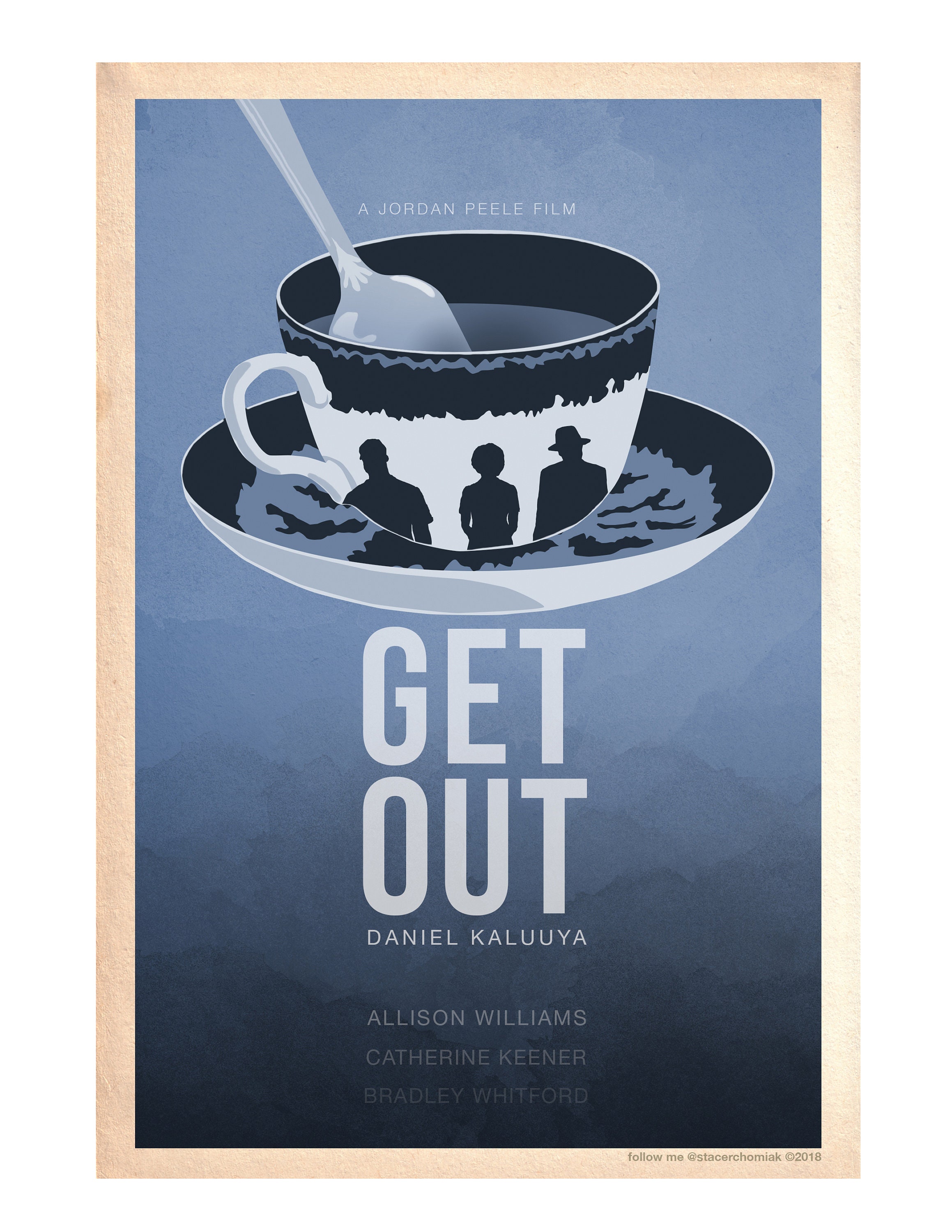 Minimalist Poster Design of get Out 2017 - Etsy