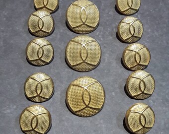 Gold Suit Buttons | Etsy