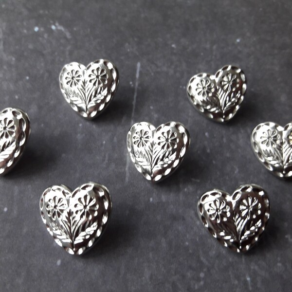 Heart Shape Buttons - Etsy