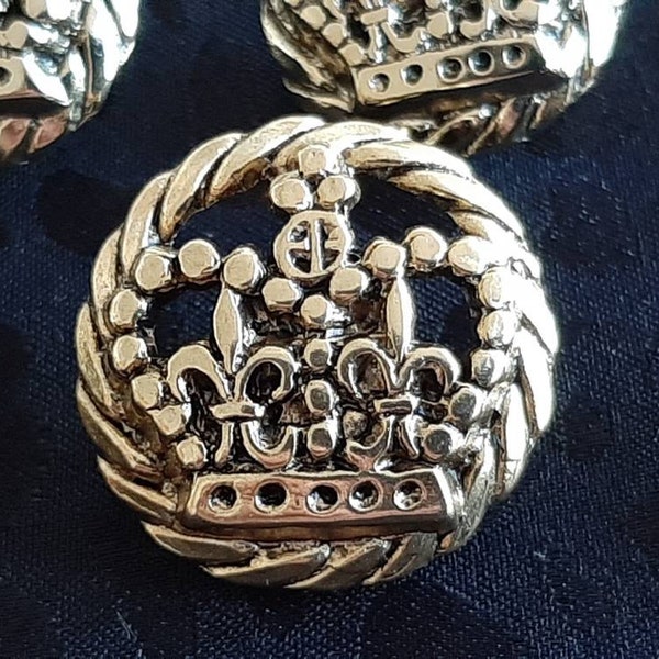 Crown Buttons - Etsy