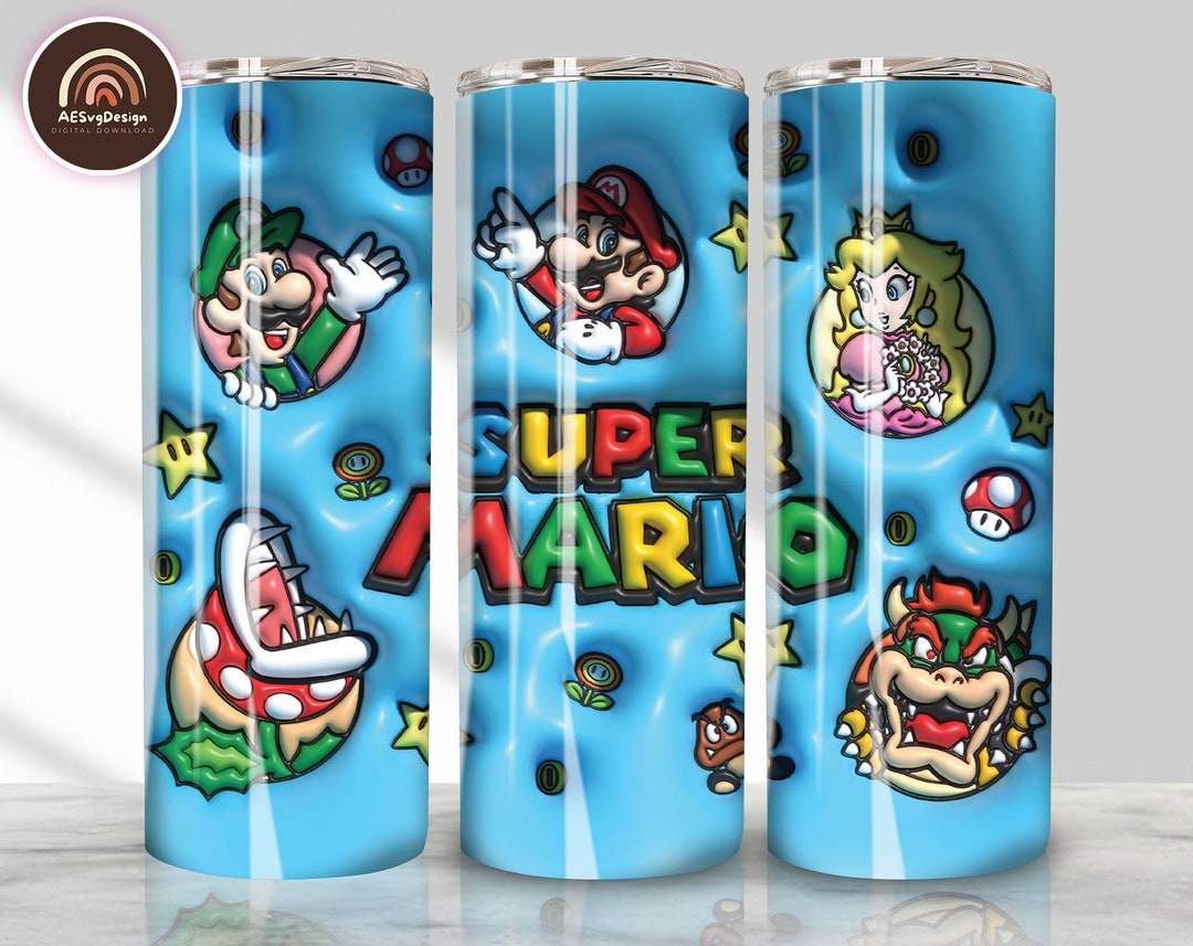 3D Inflated Funny Cartoon 20oz Sublimation Straight & Tapered, 3D Movie ...