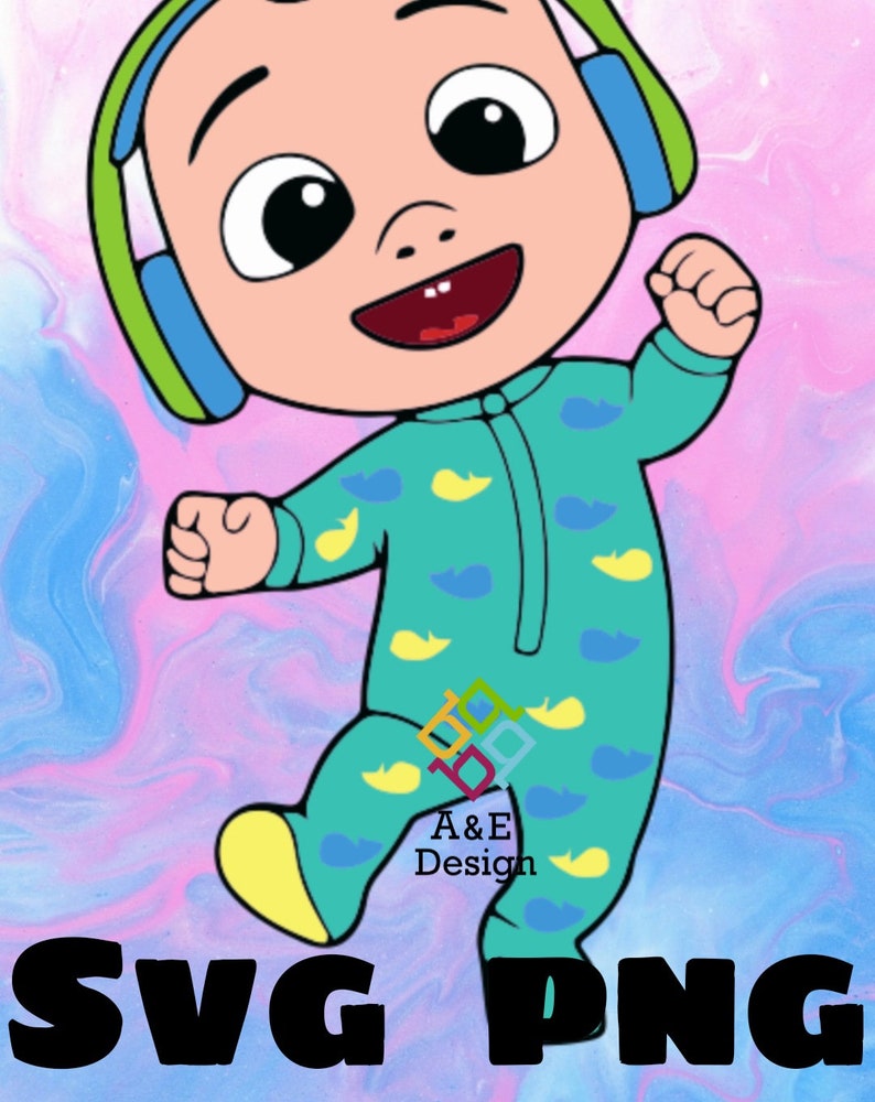 Cocomelon SVG PNG Layered Image Immediate Download | Etsy India