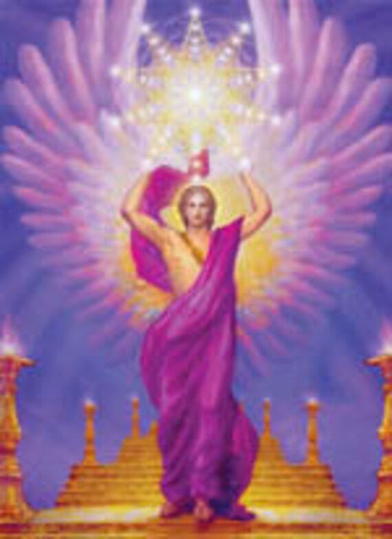 Archangel Uriel 5x7 Laminated Altar Card UR by - Etsy