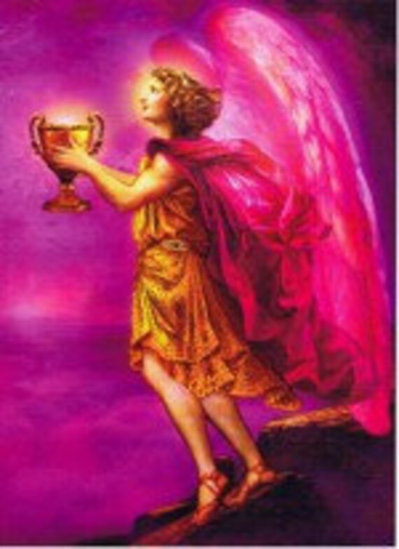 Archangel Chamuel 5x7 Laminated Altar Card CH1 - Etsy Hong Kong