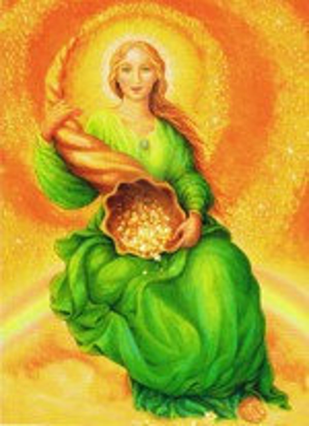 Goddess Fortuna 5x7 Laminated Altar Card GF by Marius Michael-george - Etsy