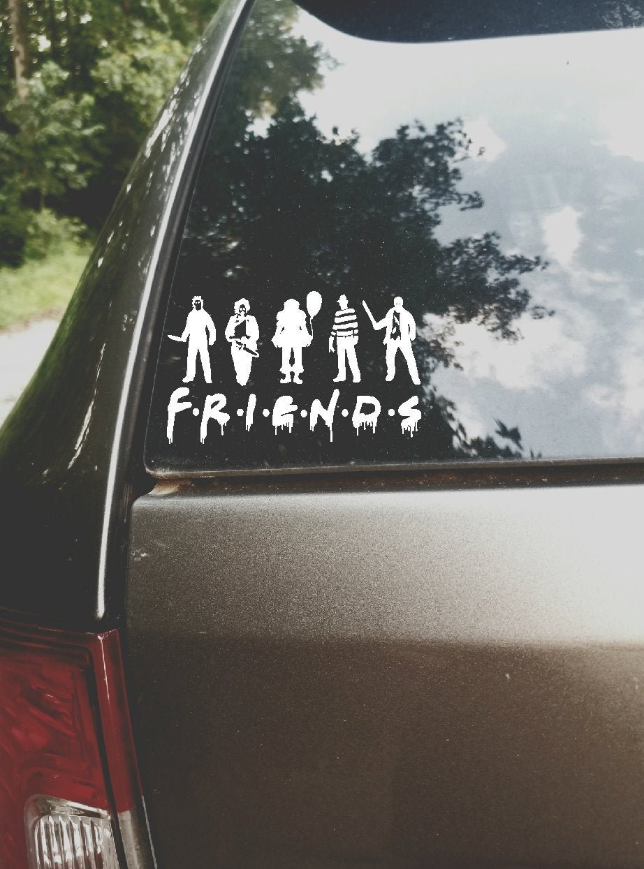 Bumper Stickers Stickers, Labels & Tags Decal for car Horror Car decal ...