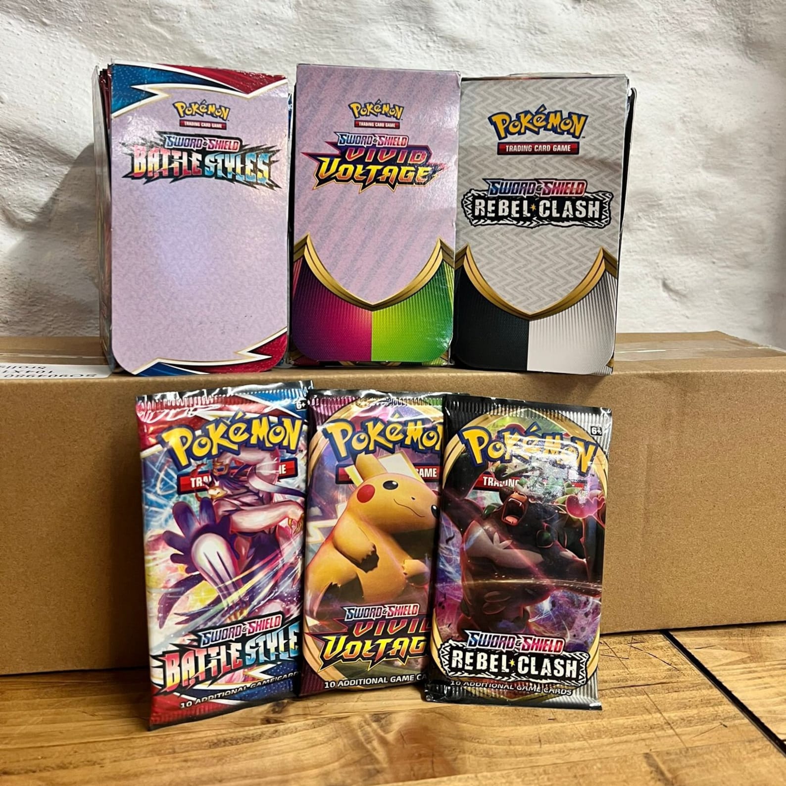 Pokemon Sword and Shield Booster Packs - Brand New & Sealed / Vivid ...