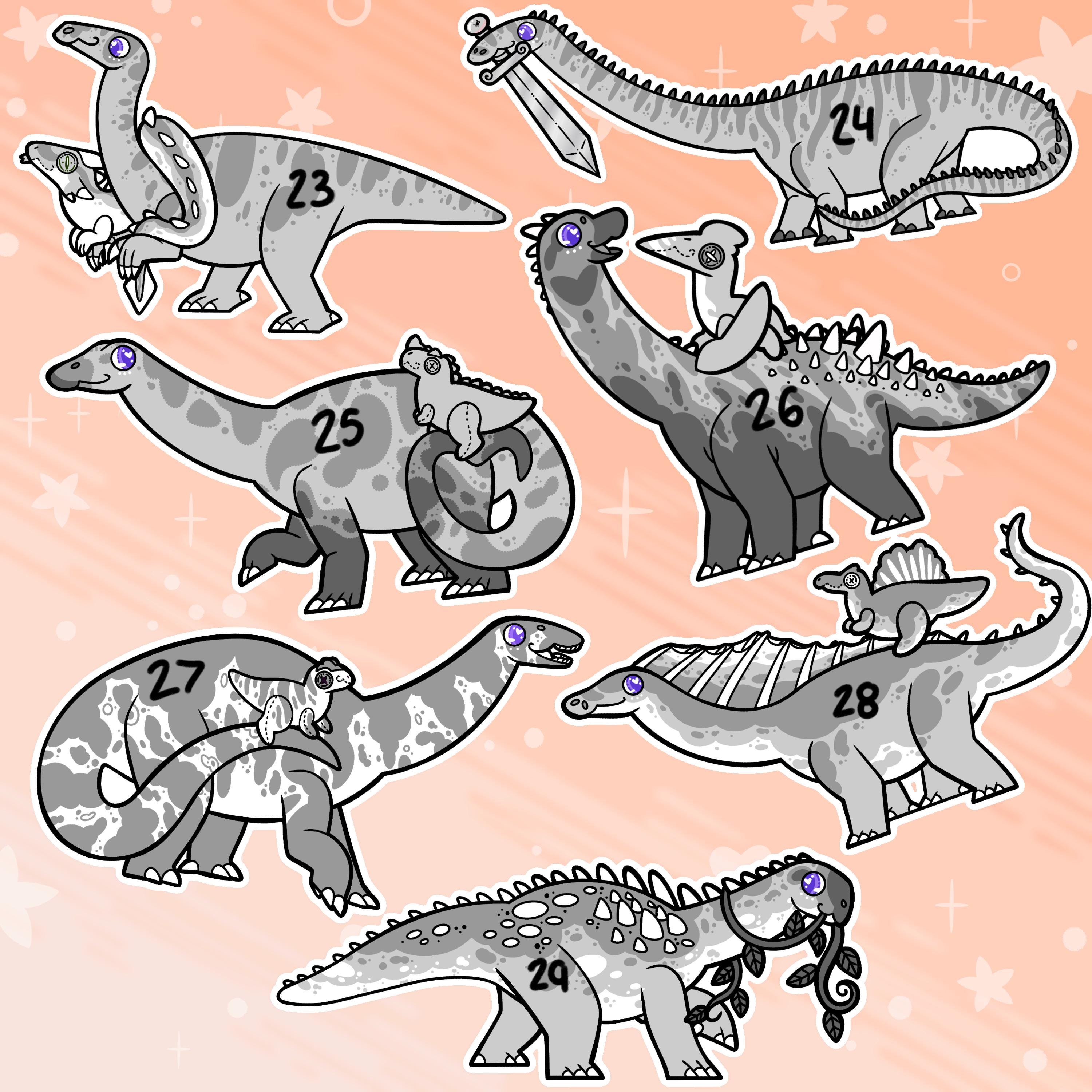 Custom Pride Dinosaurs - Commission Sticker Pride Flag LGBT Lesbian Gay ...