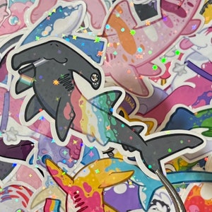 Disability Pride Stickers! - Shark, Dog, Cat, Dinosaur Designs ...