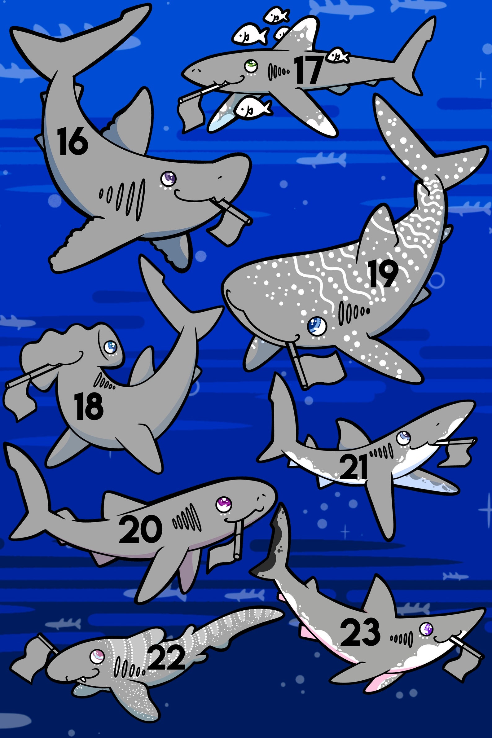 Custom Pride Shark Sticker Commission Pride Lgbt Sticker - Etsy