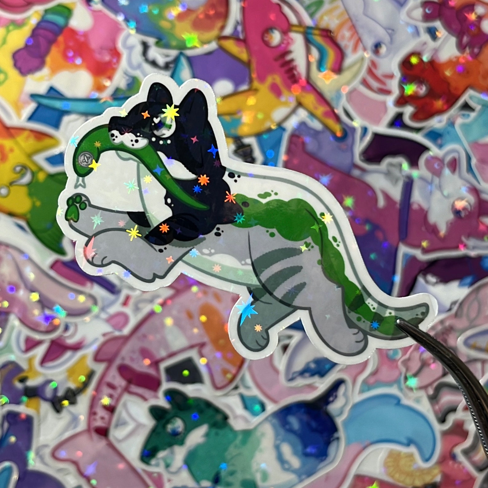Demiromantic Pride Stickers! - Shark, Dog, Cat, Dinosaur Designs ...