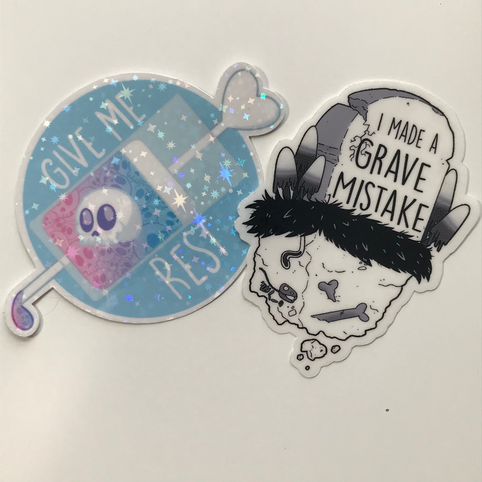 B Grade Sticker Blind Bag Mystery Pack 10 Stickers Glossy - Etsy