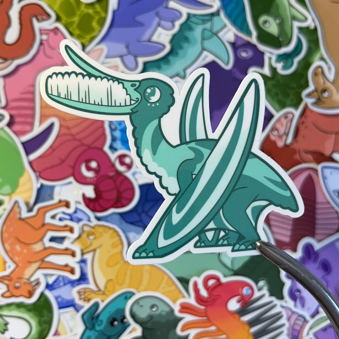 Pterodaustro Cretaceous Paleontology Sticker Water - Etsy