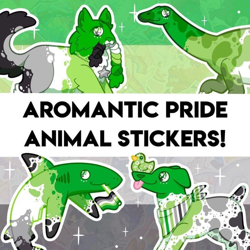 Aromantic Flag Sticker - Etsy