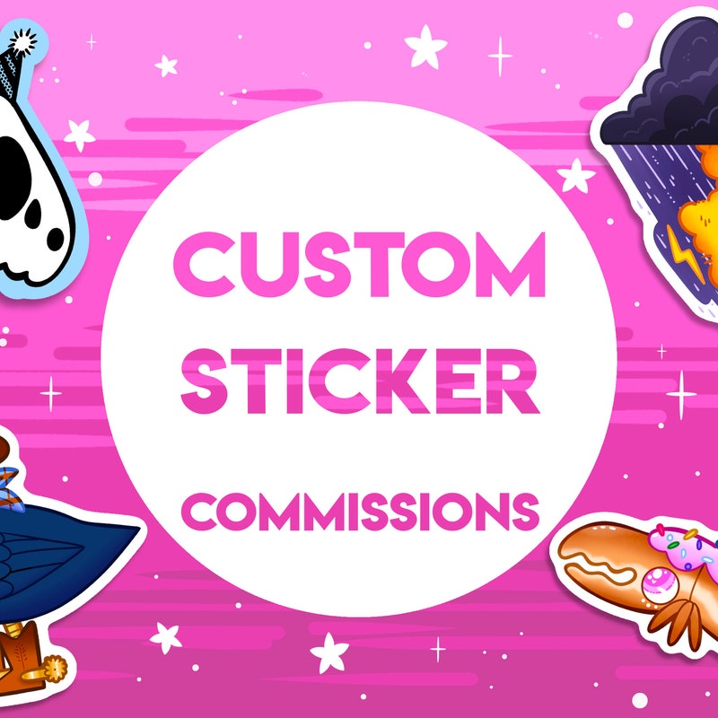 Custom Stickers - Etsy