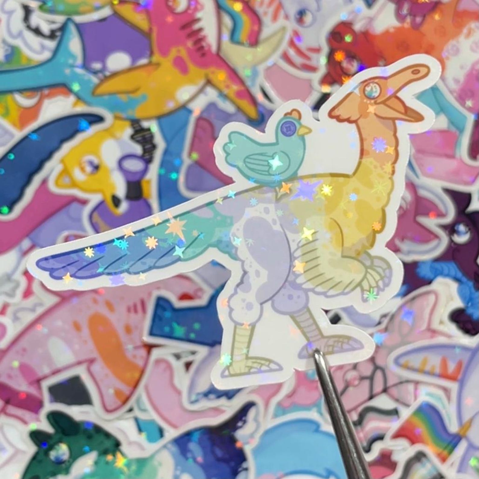 Genderfaun Pride Stickers! - Shark, Dog, Cat, Dinosaur Designs ...