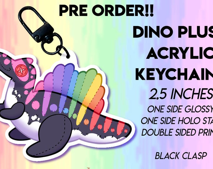 PRE ORDER - Paleo Plush Keychain - Dinosaurs Spinosaurus Stegosaurus ...