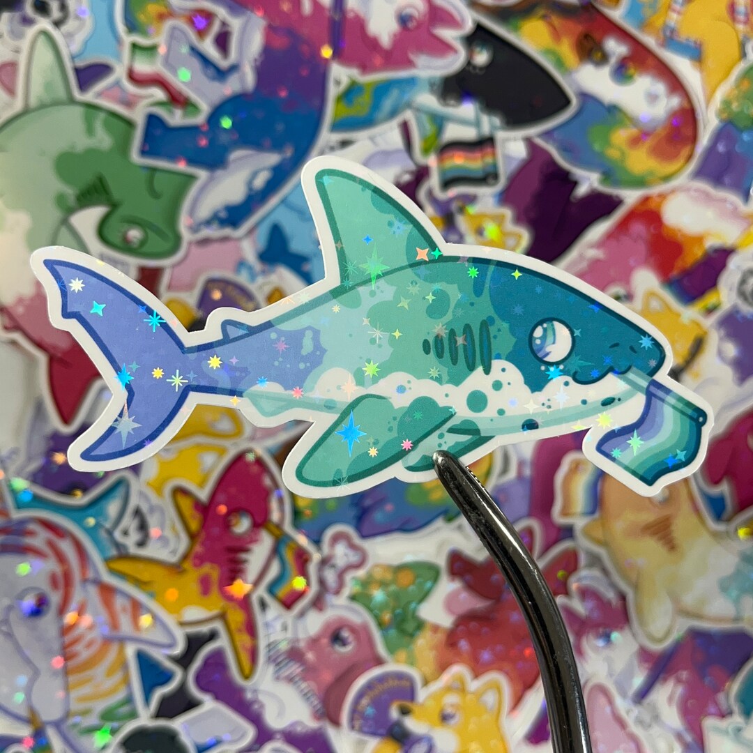 Neptunic Porbeagle Shark Pride Pride Sharks Lgbt Holographic - Etsy