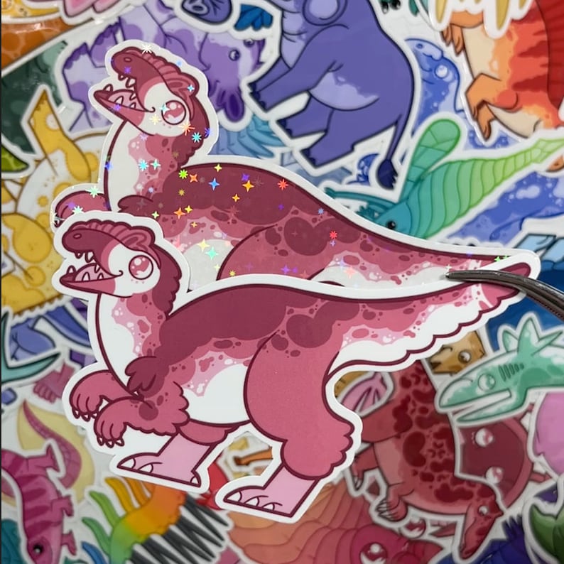Tyrannosaurs! - 17 Paleontology Stickers - Tyrannosaurus T Rex ...