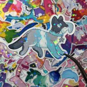 Demiboy Pride Stickers! - Shark, Dog, Cat, Dinosaur Designs ...