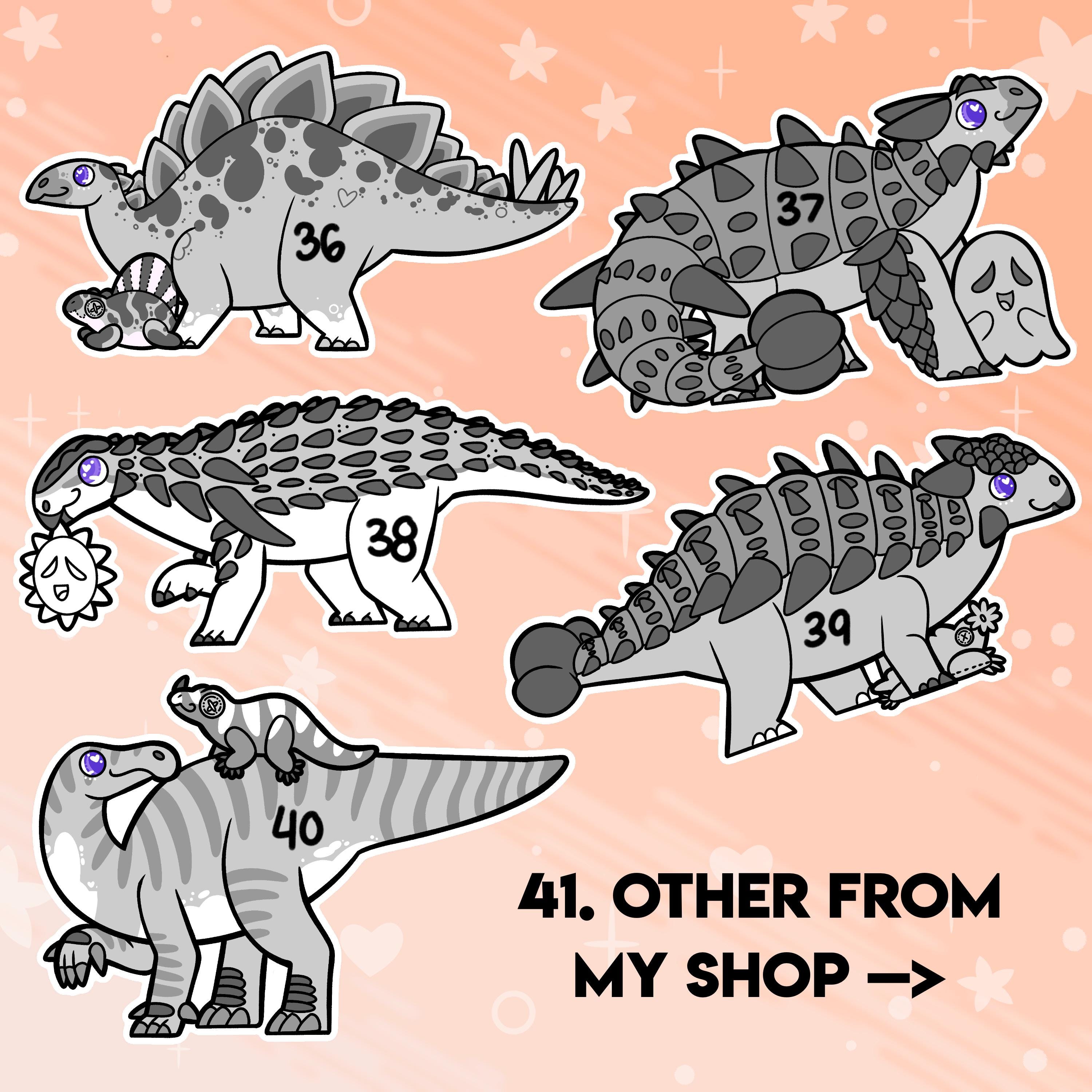 Custom Pride Dinosaurs - Commission Sticker Pride Flag LGBT Lesbian Gay ...