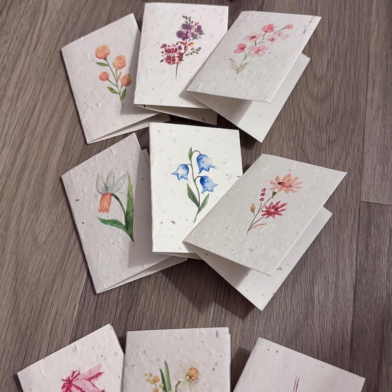 Wildflower Card - Etsy UK