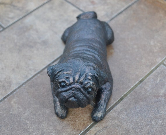 Bronze Pug Figurine Pug Dog Statue Clearance Sale - Etsy