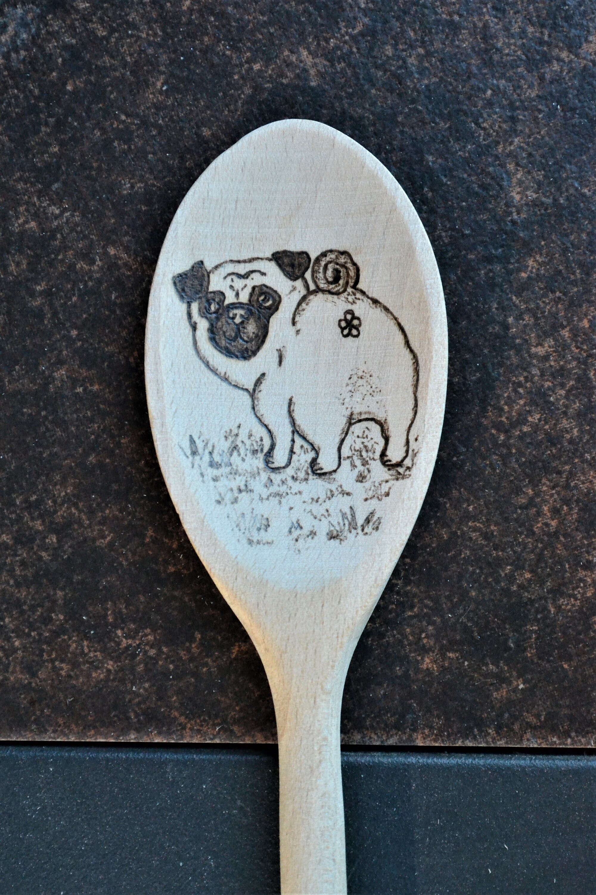 Piggy Spoon / Chefs Supplies / Kitchen Utensils / Pug Spoon / - Etsy