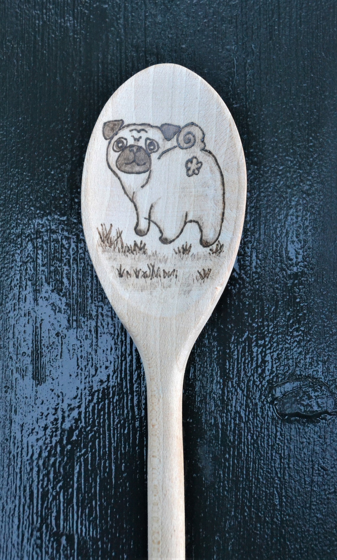 Piggy Spoon / Chefs Supplies / Kitchen Utensils / Pug Spoon / - Etsy