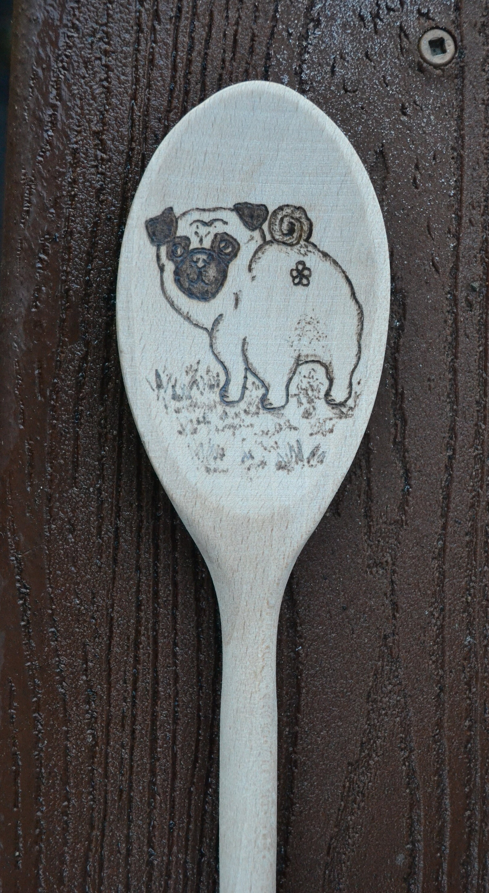 Piggy Spoon / Chefs Supplies / Kitchen Utensils / Pug Spoon / - Etsy
