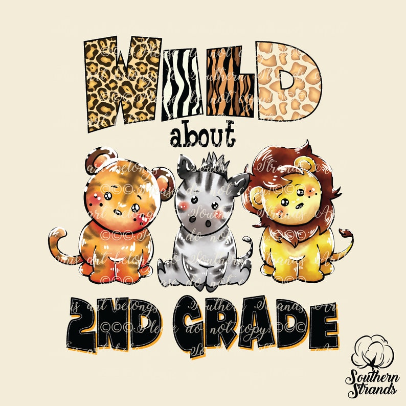 FULL SET Wild About School Back to School Pre-k Through - Etsy