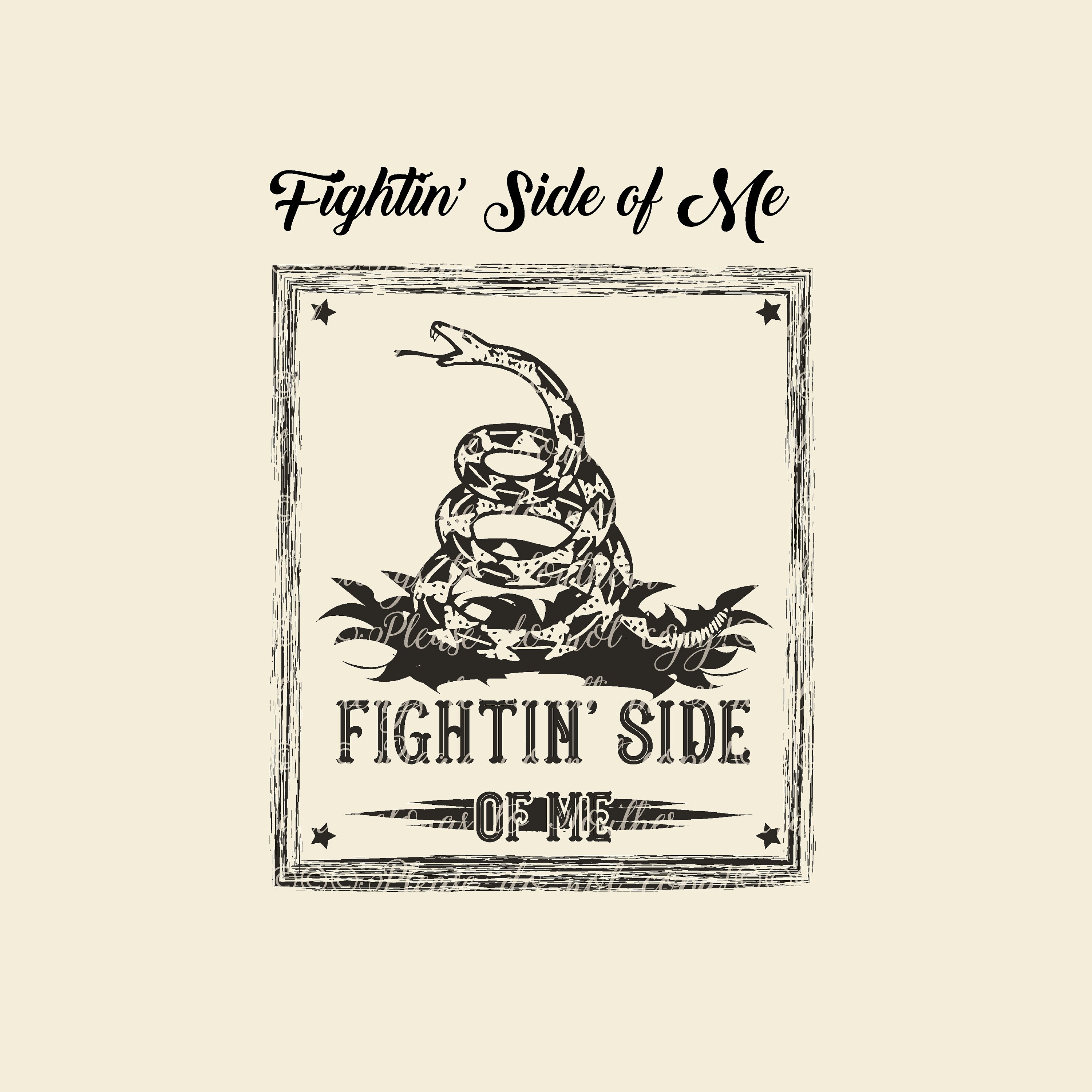 Fightin' Side of Me PNG Digital Download Design - Etsy