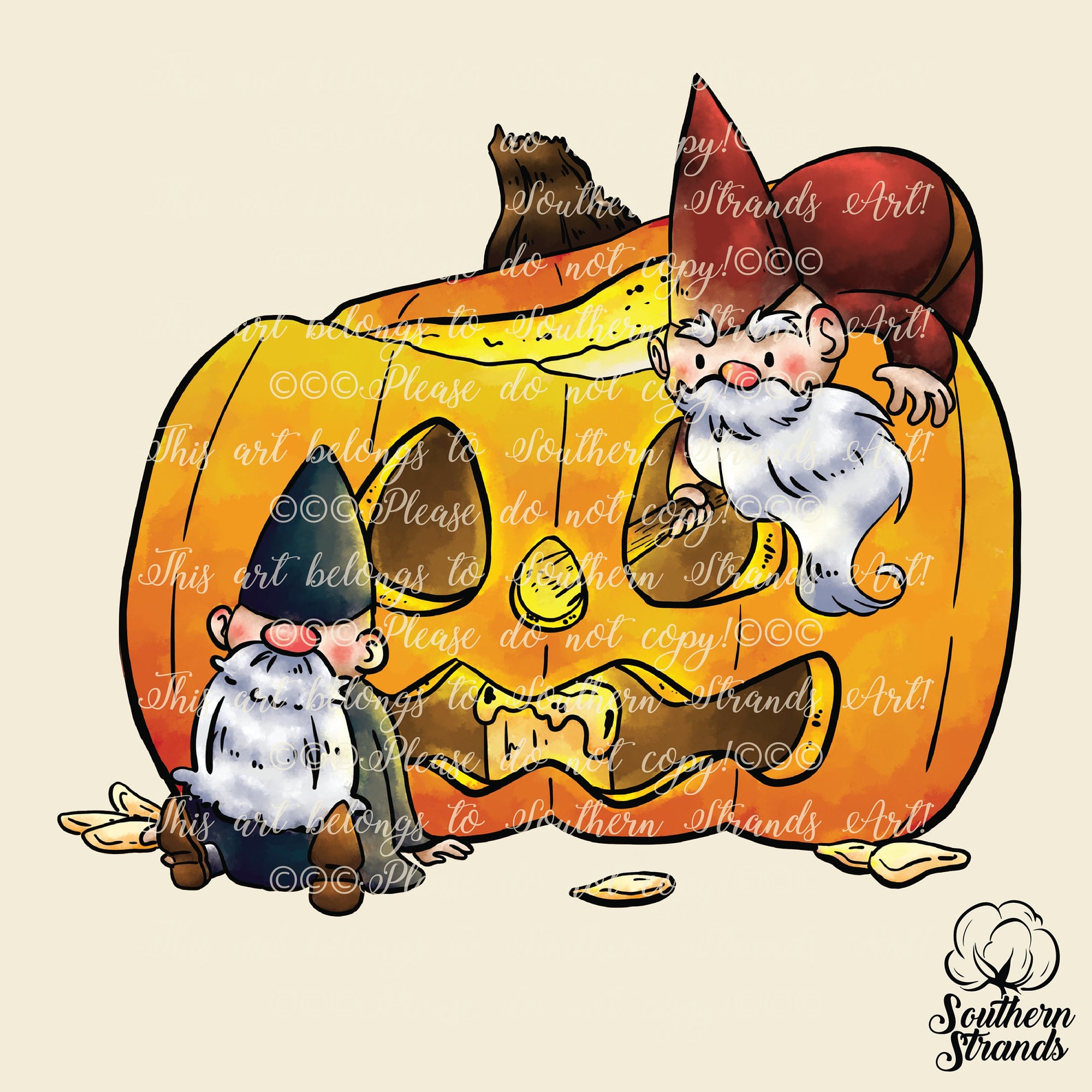 Carving Pumpkins - Gnomes | PNG Digital Download Design | Sublimation ...