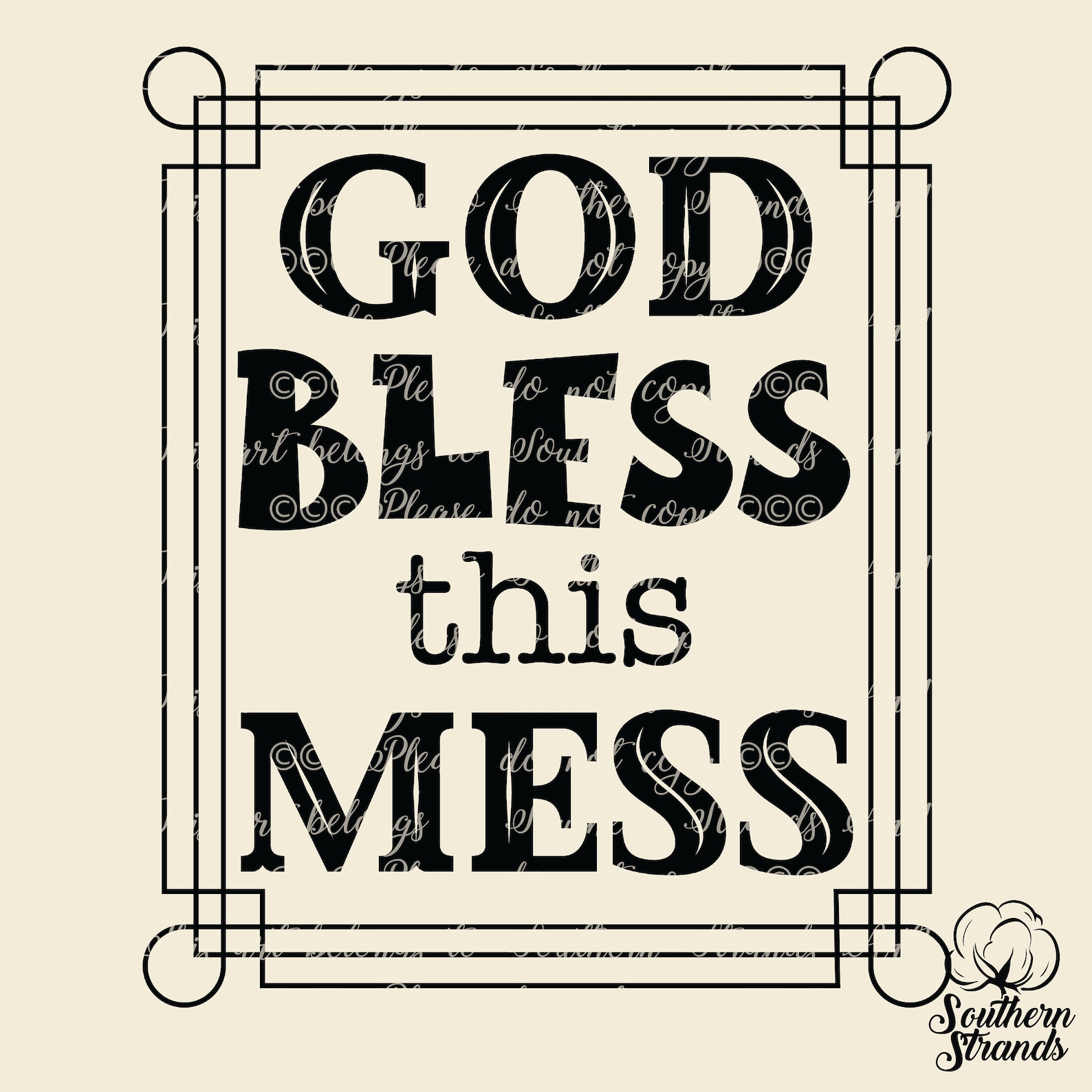 God Bless This Mess PNG Digital Download Design - Etsy