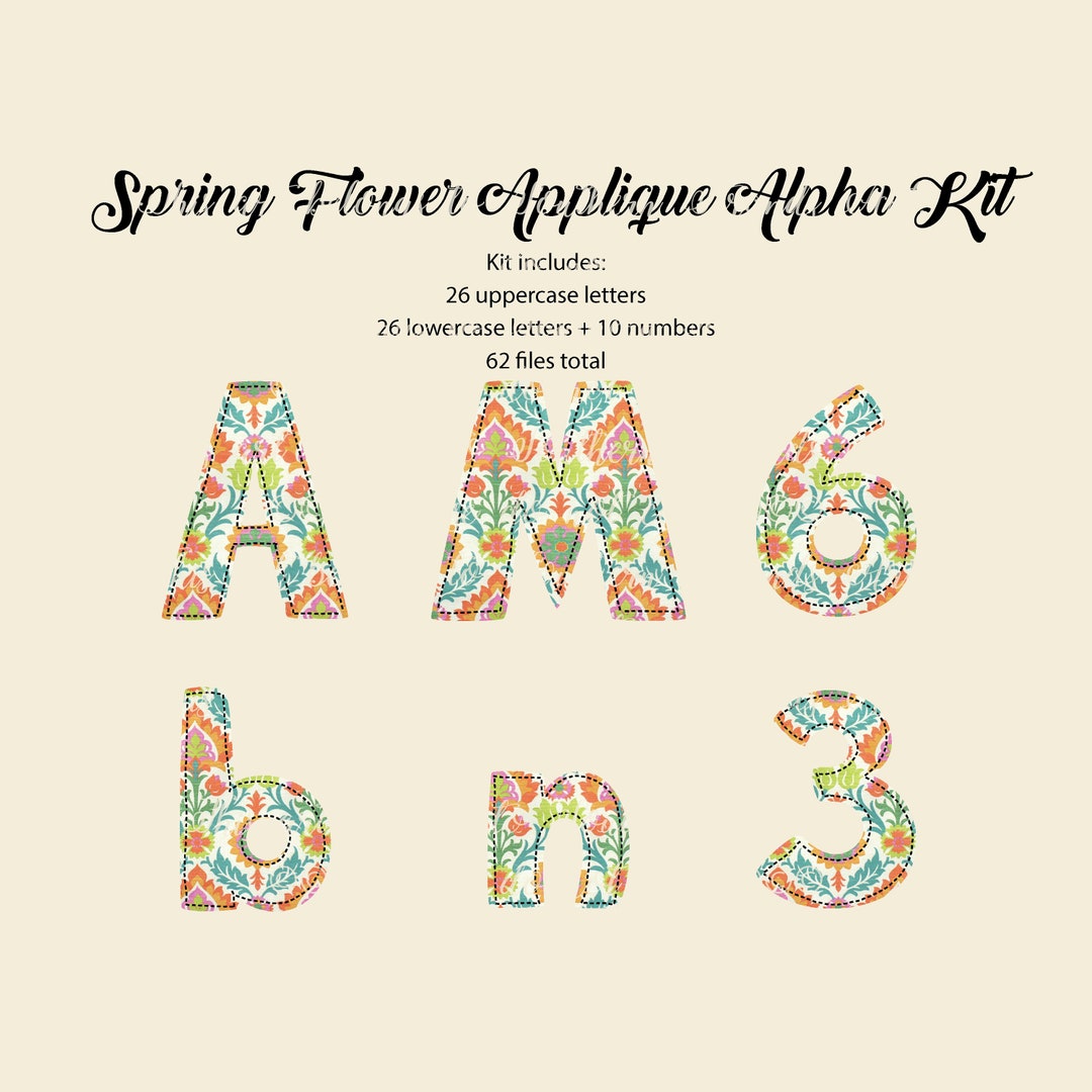 FLASH SALE PNG "spring Floral Alpha Kit"- Digital Download - All 26 ...