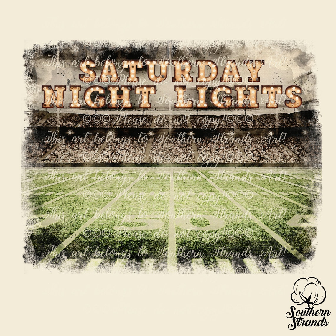 Saturday Night Lights BLANK PNG Digital Download Design - Etsy