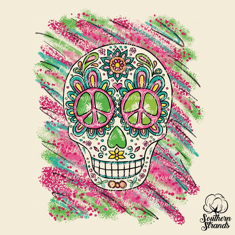 PNG peace Out Skull Add Your Own Phrase Digital - Etsy